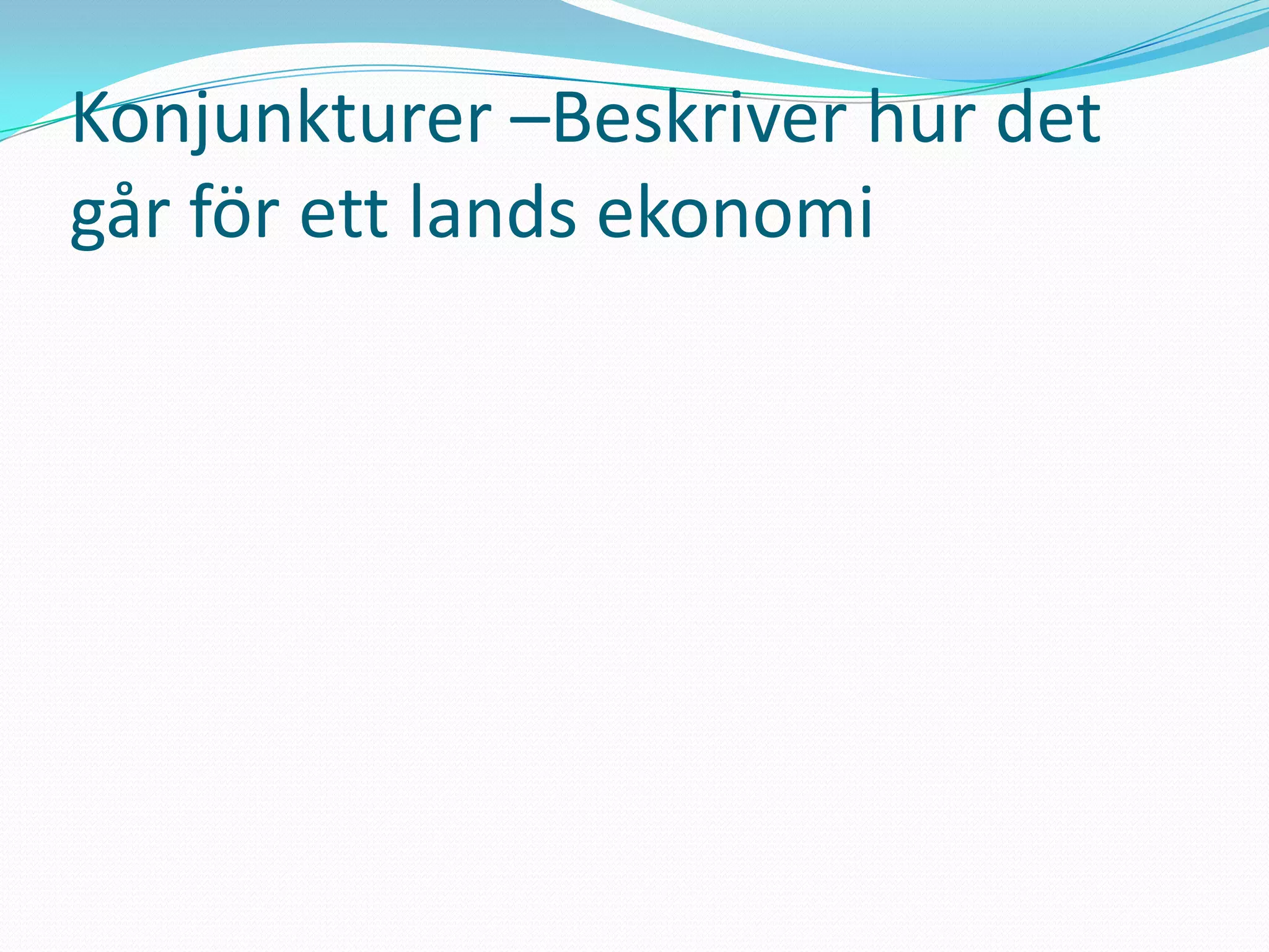 Konjunktur | PPTX