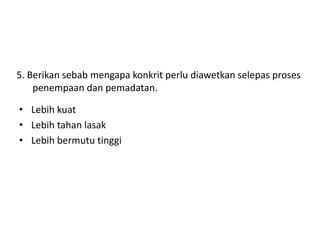 Konkrit soalan jawapan | PPTX
