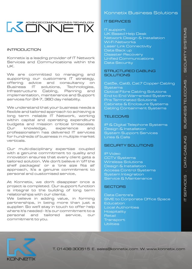 Konnetix pdf brochure | PDF