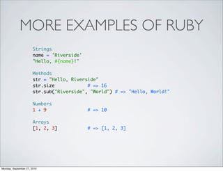 Kon nichi wa_ruby | PPT