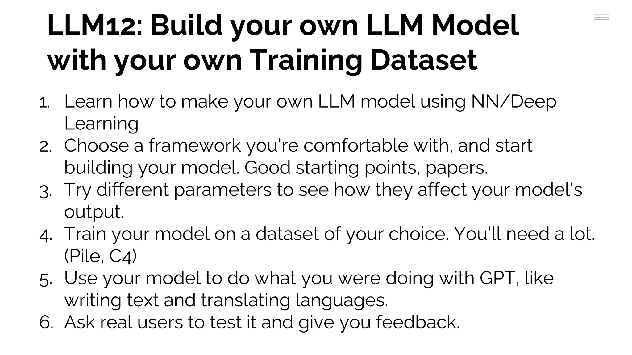 Episode 2: The LLM / GPT / AI Prompt / Data Engineer Roadmap | PPTX