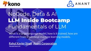 LLMs Inside Bootcamp Fundamentals | PPT