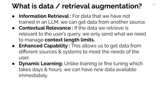 NoCode, Data & AI LLM Inside Bootcamp: Episode 6 - Design Patterns: Retrieval Augmentation with ...