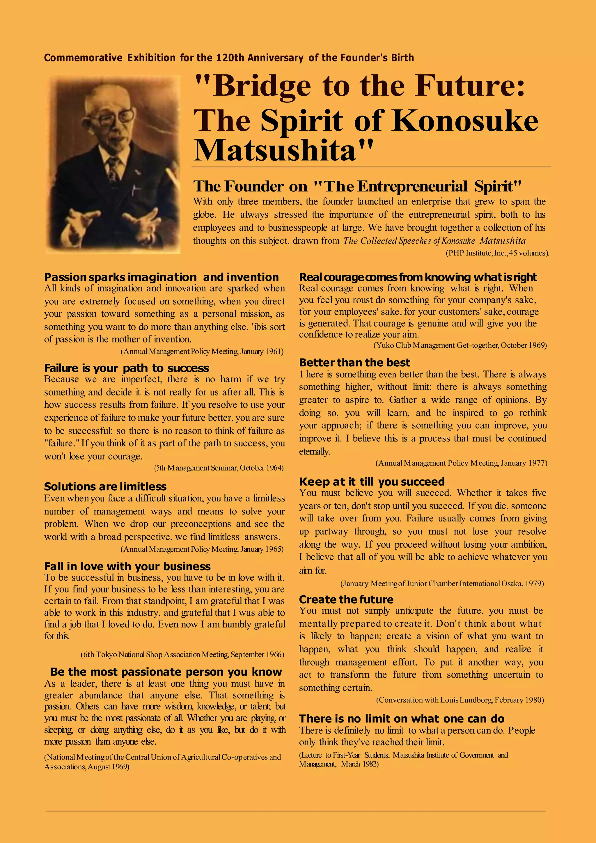 Konosuke matsushita | DOCX