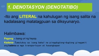 Konotasyon at Denotasyon.pptx