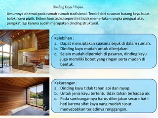 Konstruksi Bangunan - Dinding | PPTX