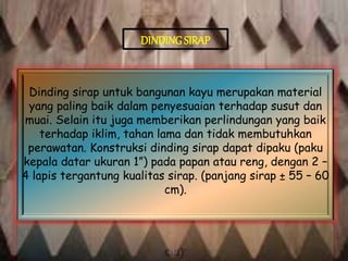 Konstruksi Bangunan - Dinding | PPTX