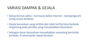 Konseling adiksi internet | PPTX