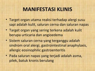 Alergi susu sapi | PPT