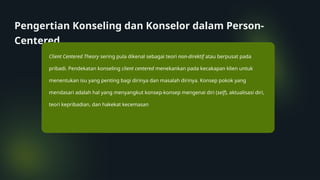 Konseling Berpusat Pribadi.ppTX_YAAAAAAAA | PPTX