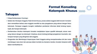 konseling format khusus Kelompok 3 ( 123) | PDF