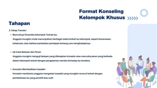 konseling format khusus Kelompok 3 ( 123) | PDF