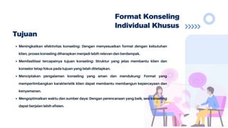 konseling format khusus Kelompok 3 ( 123) | PDF