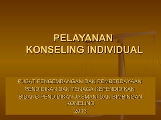 Konseling individual | PPT