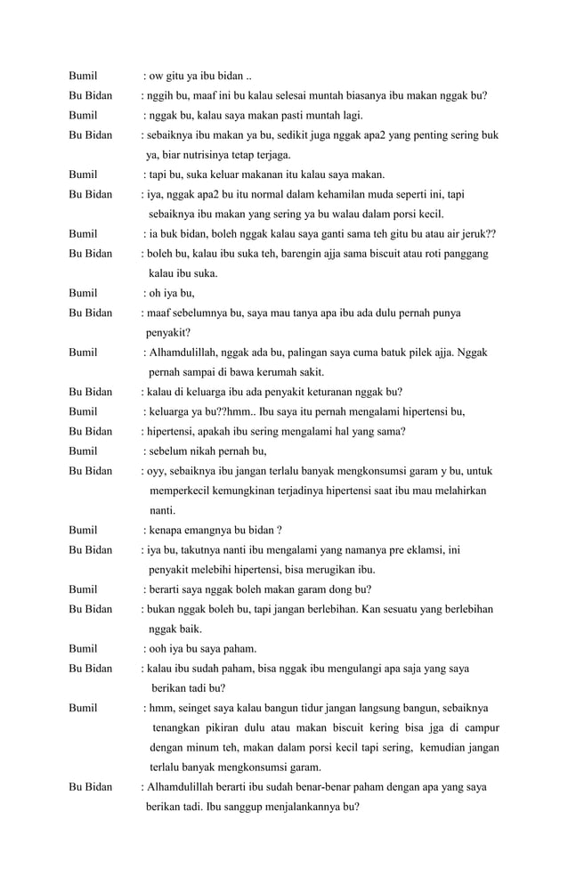 Konseling karena sering mual | PDF