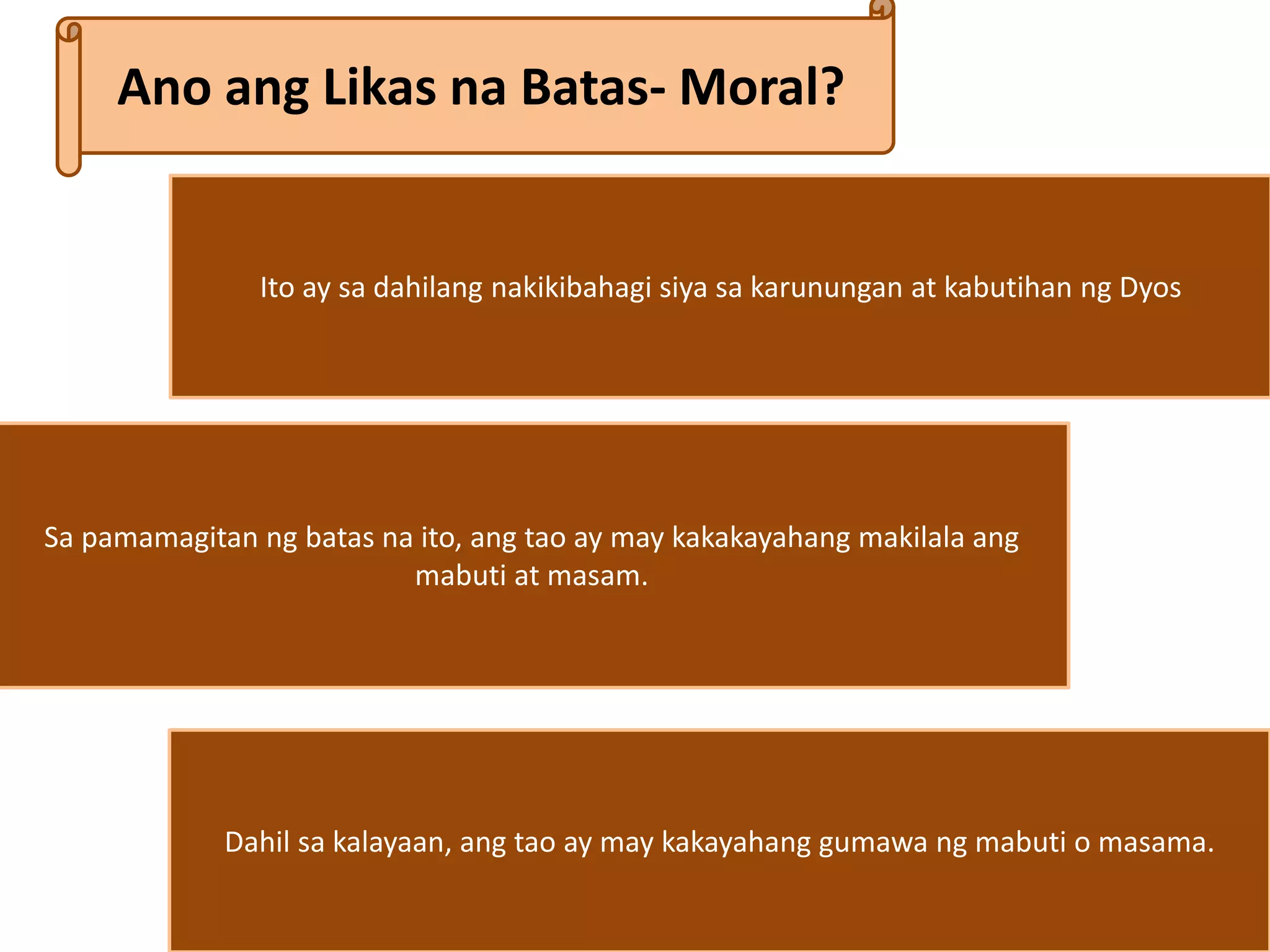 Konsensiya Batay sa Natural na Batas Moral | PPTX