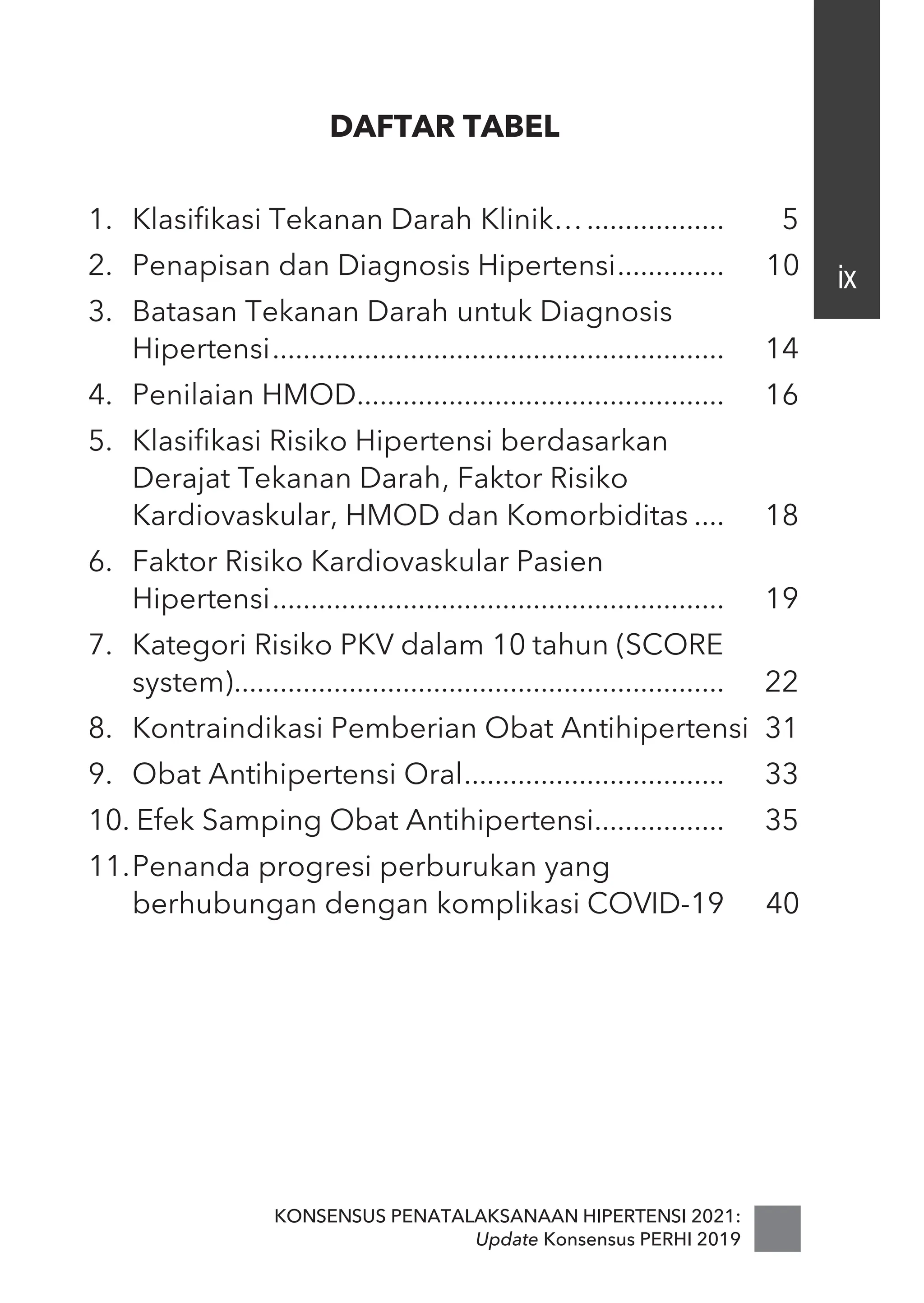 Konsensus Penatalaksanaan Hipertensi 2021 | PDF