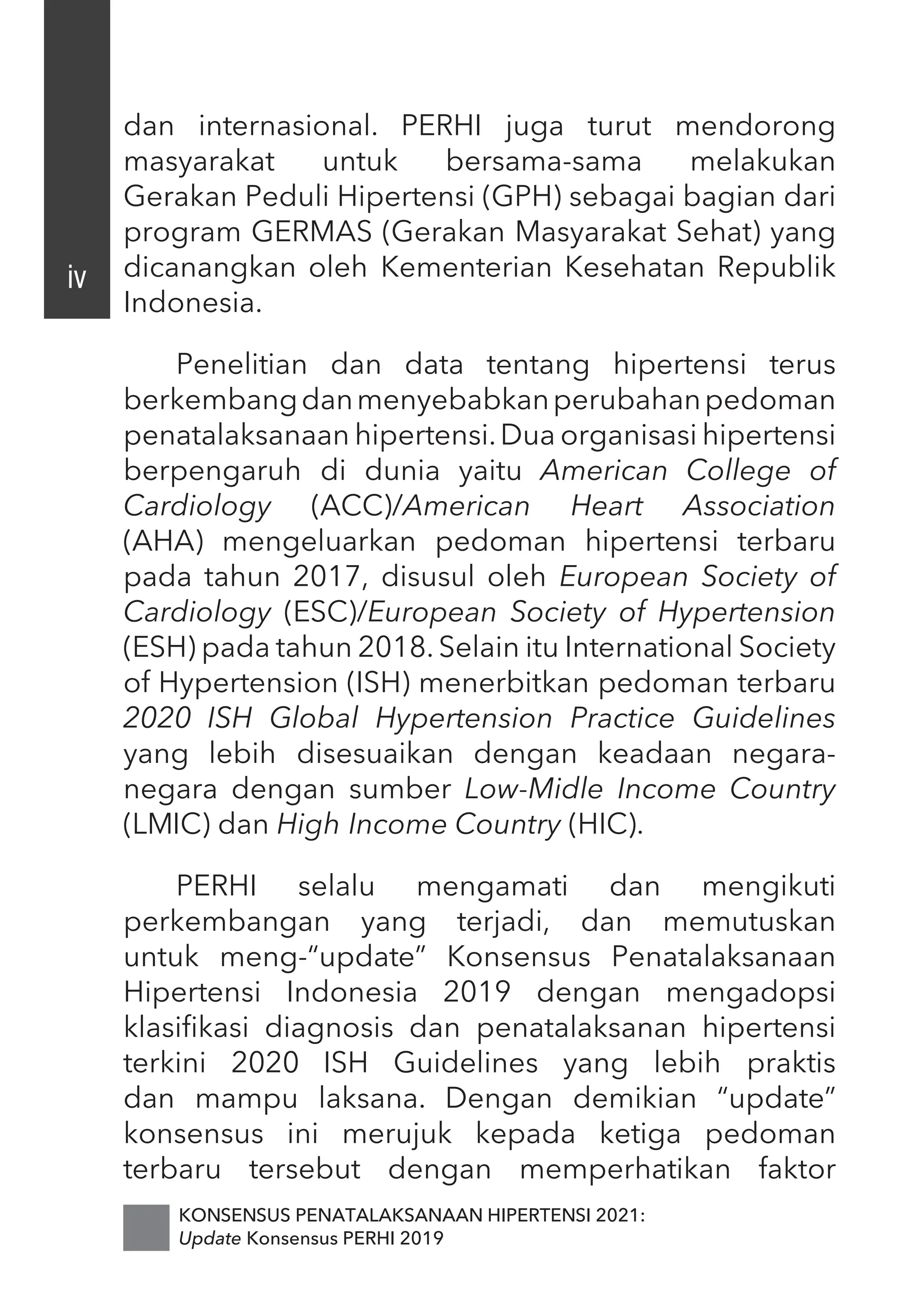 Konsensus Penatalaksanaan Hipertensi 2021 | PDF