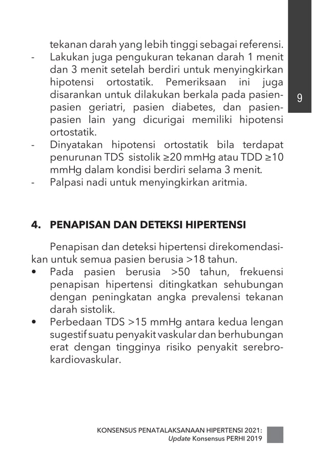 Konsensus Penatalaksanaan Hipertensi 2021 | PDF