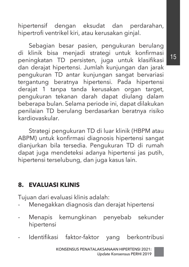 Konsensus Penatalaksanaan Hipertensi 2021 | PDF