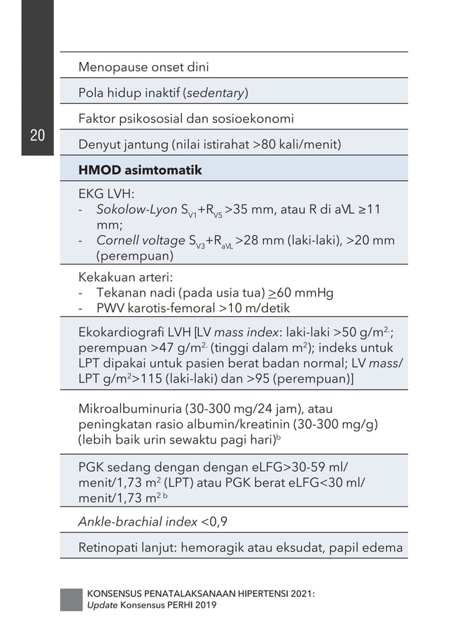 Konsensus Penatalaksanaan Hipertensi 2021 | PDF