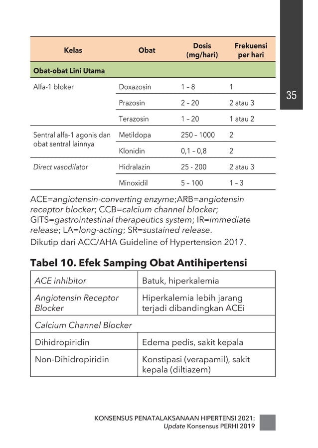 Konsensus Penatalaksanaan Hipertensi 2021 | PDF