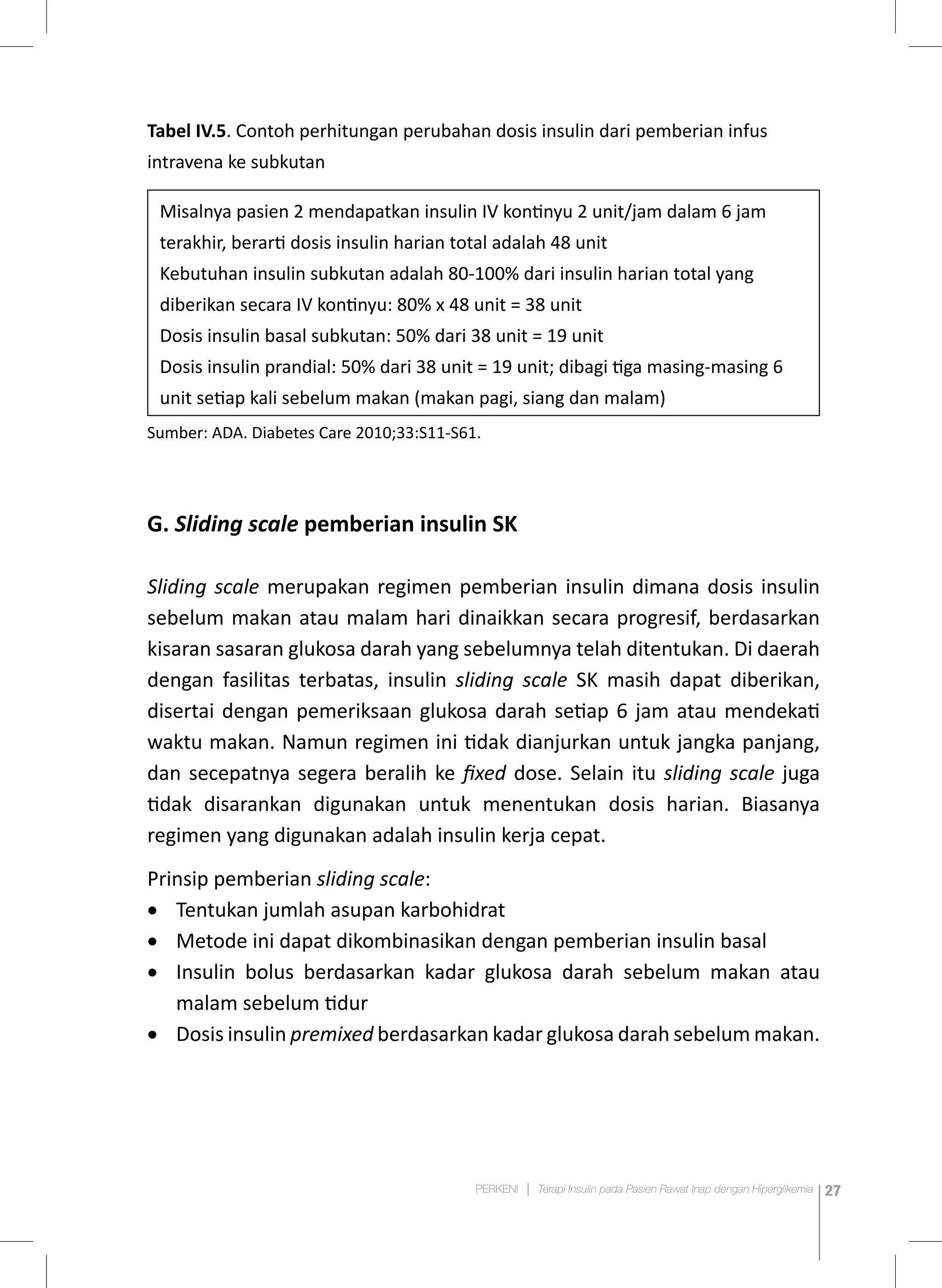 Konsensus insulin | PDF