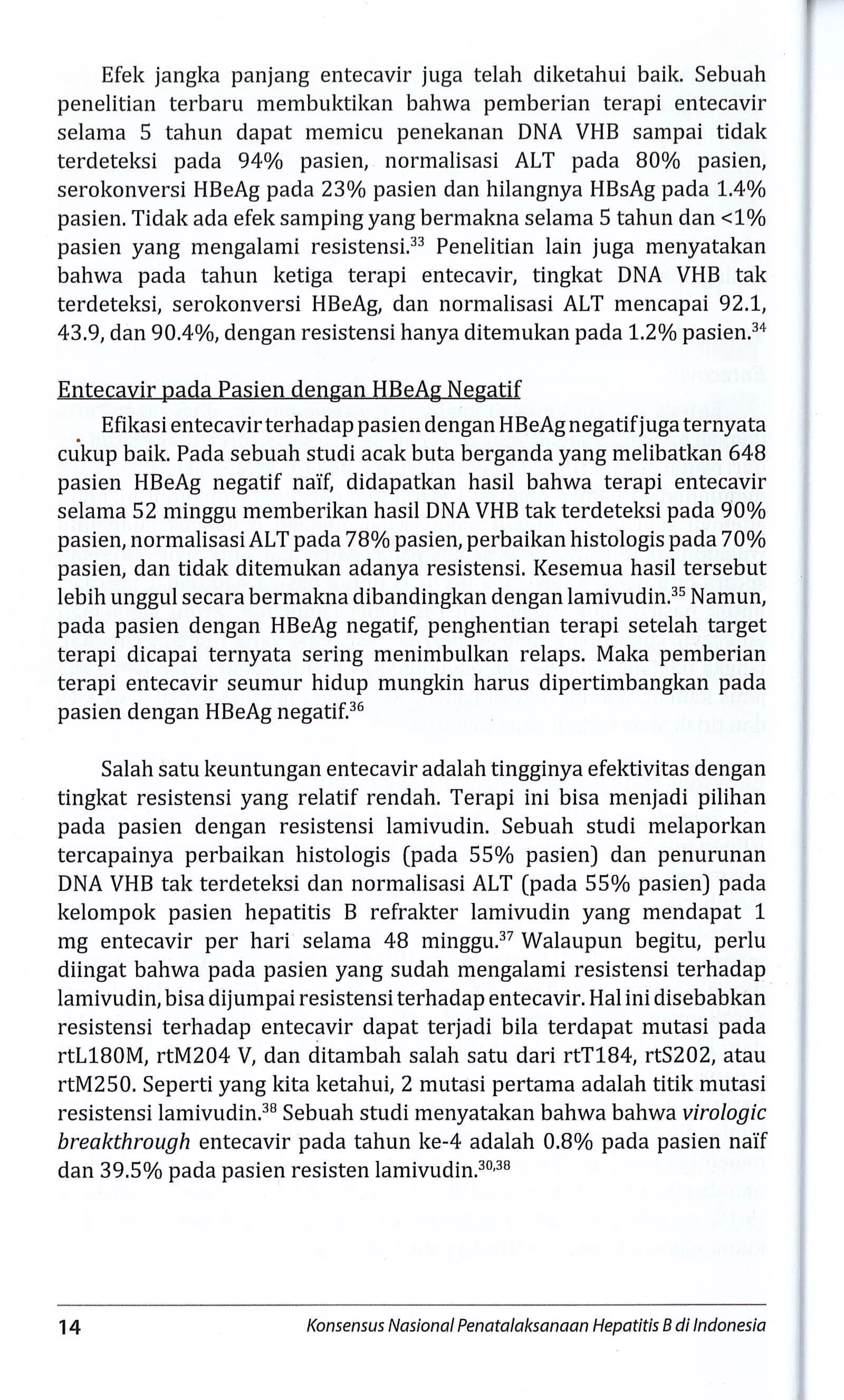 Konsensus nasional penatalaksanaan hepatitis b (1) | PDF