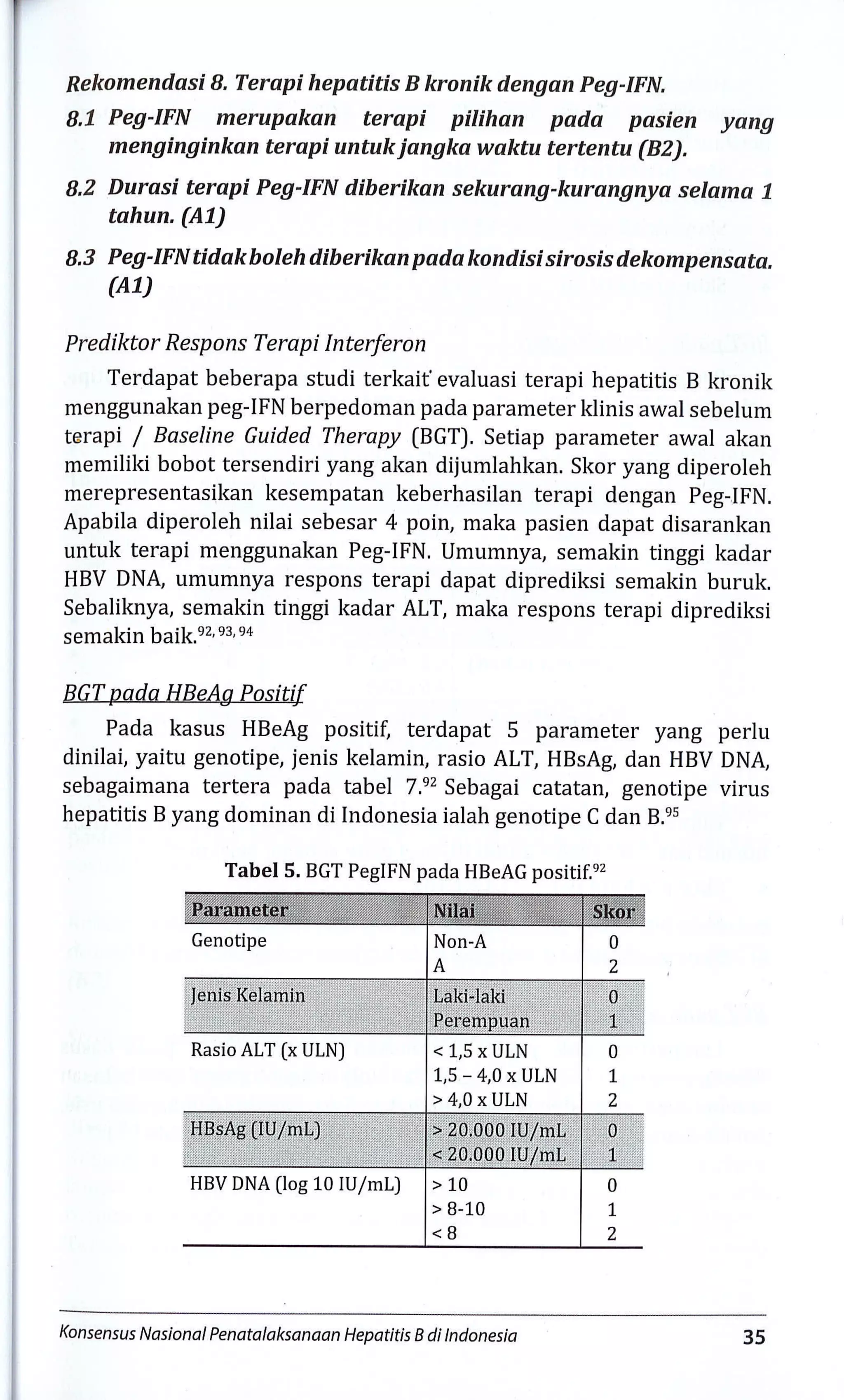 Konsensus nasional penatalaksanaan hepatitis b (1) | PDF
