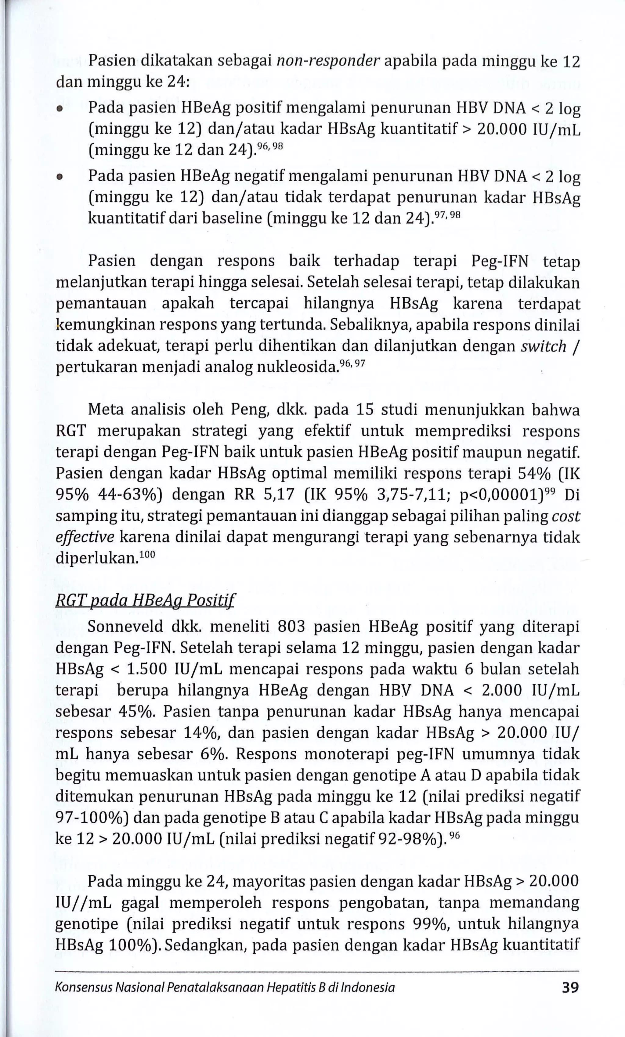 Konsensus nasional penatalaksanaan hepatitis b (1) | PDF