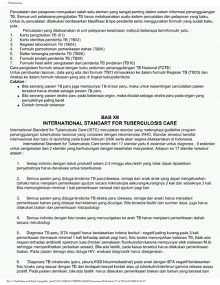 Konsensus nasional tuberculosis 2002 | PDF