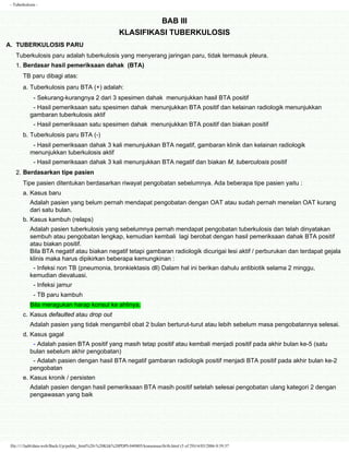 Konsensus nasional tuberculosis 2002 | PDF