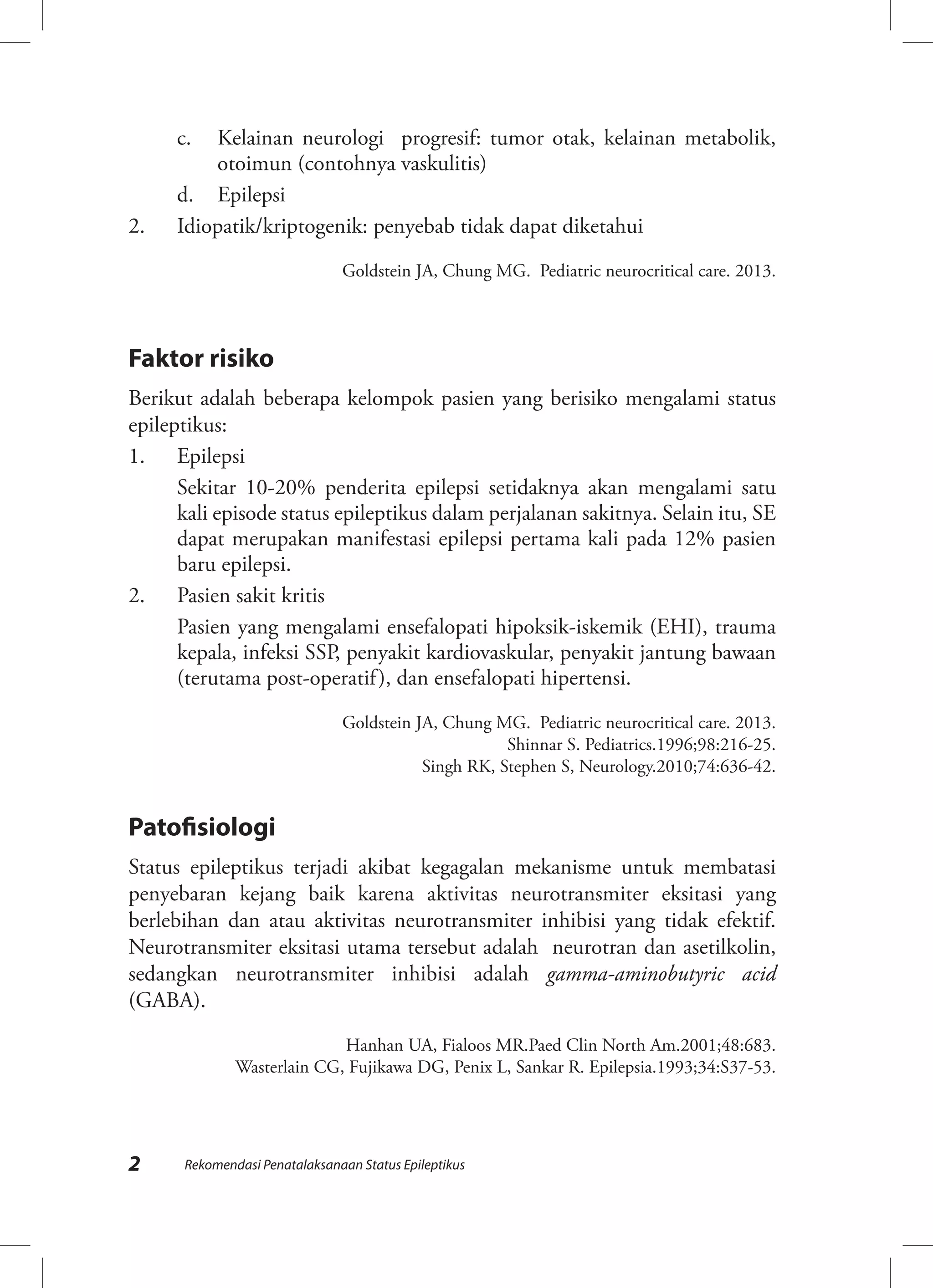 Konsensus status epileptikus | PDF