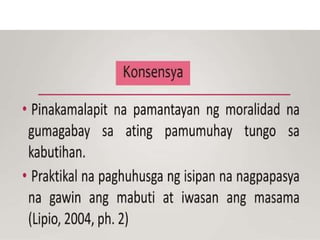 Konsensya para sa pagpapakatao at kaunlaran | PPTX