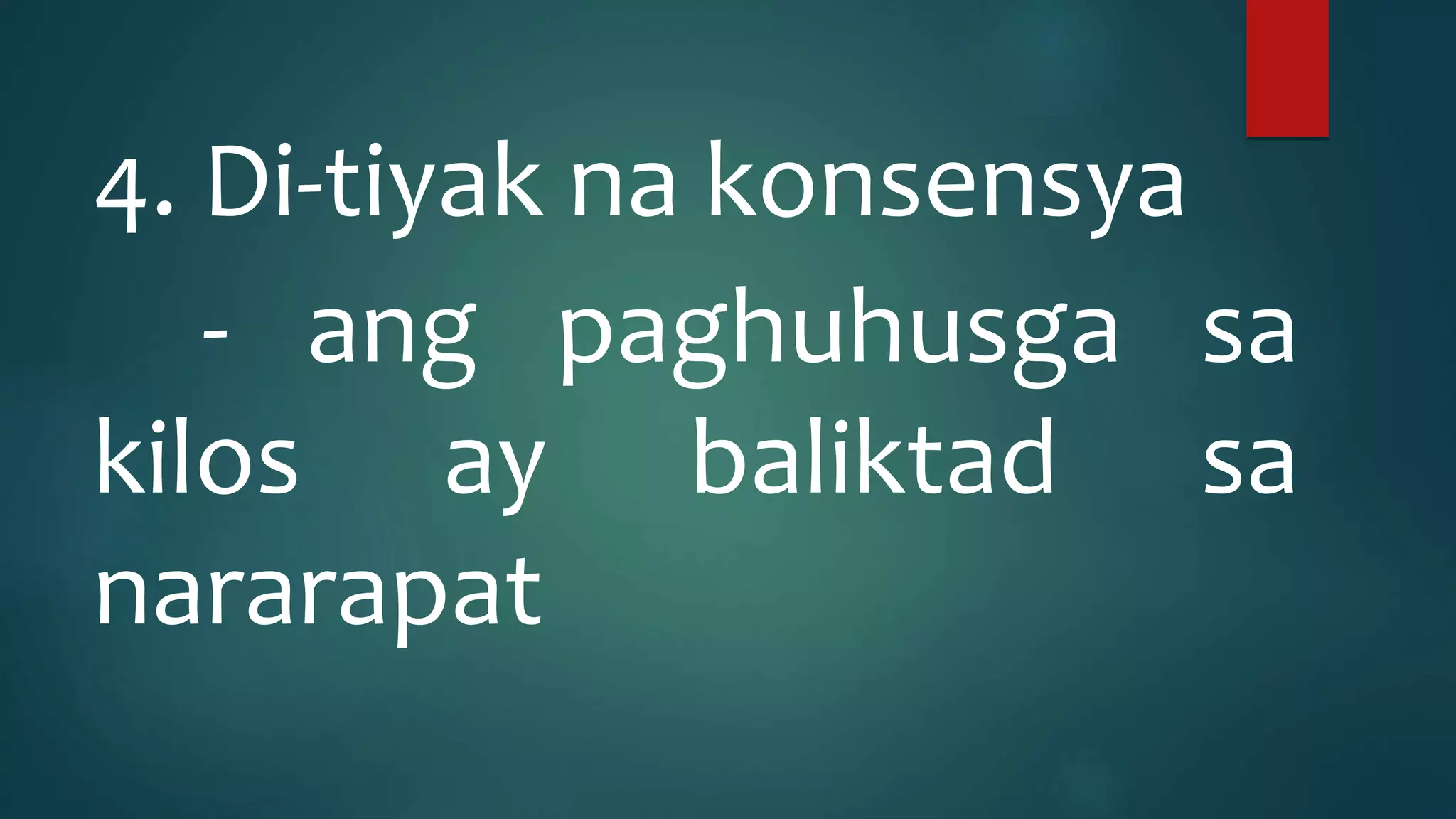 Konsensya | PPTX