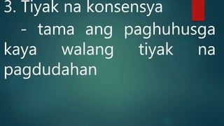 Konsensya | PPTX