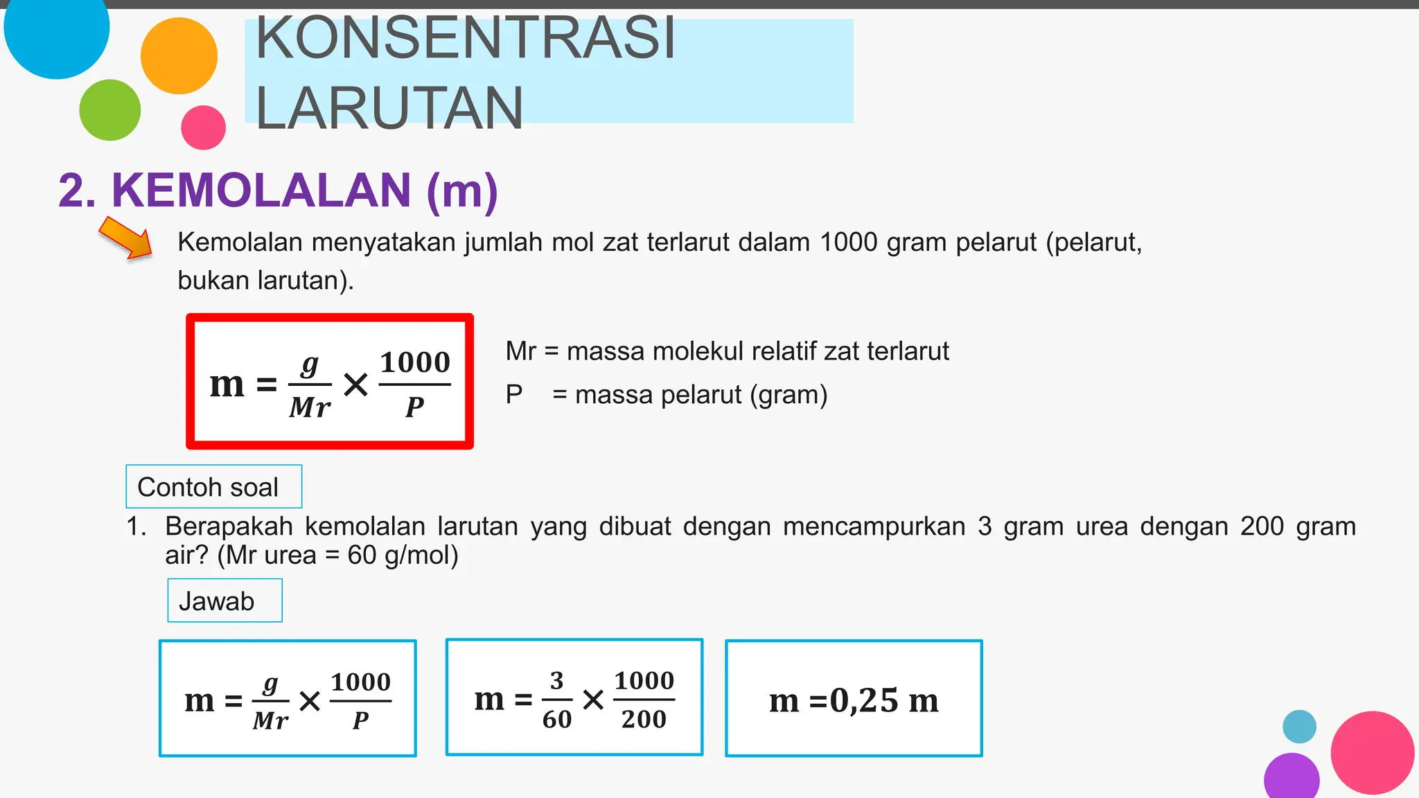 KONSENTRASI LARUTAN KIMIA PERTEMUAN 1.pptx