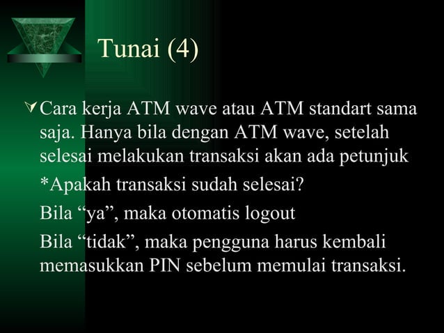 Konsep Atm Dave | PPT