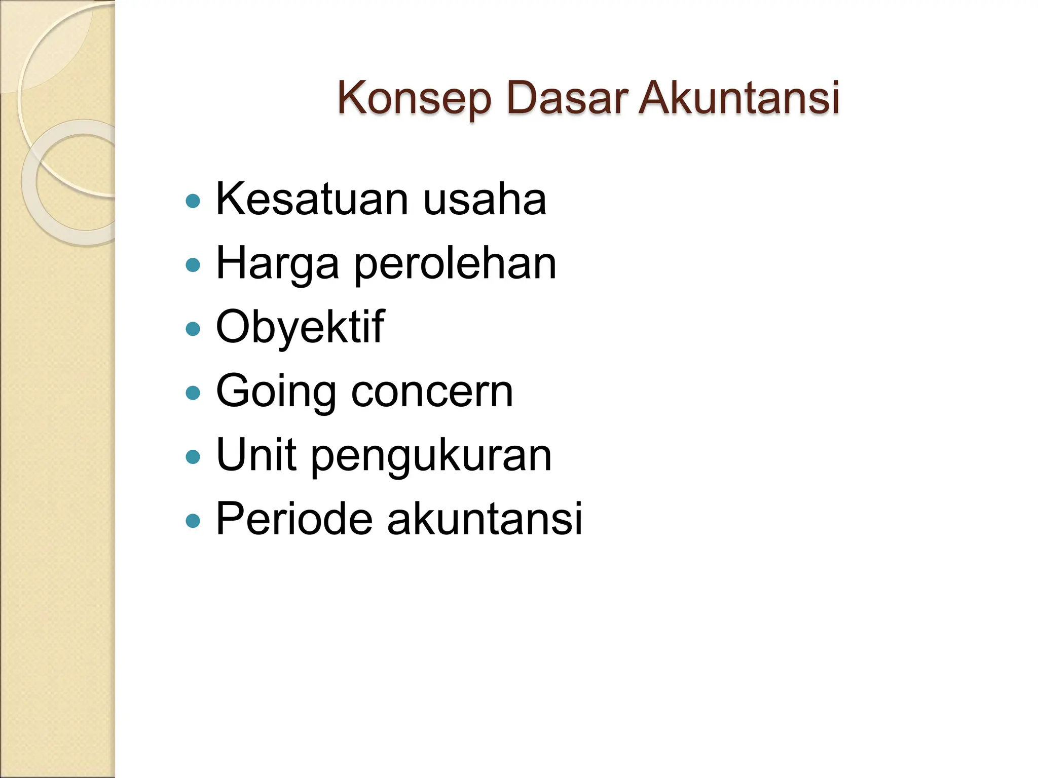 konsep-konsep dasar-akuntansi yang ada di indonesia | PPT