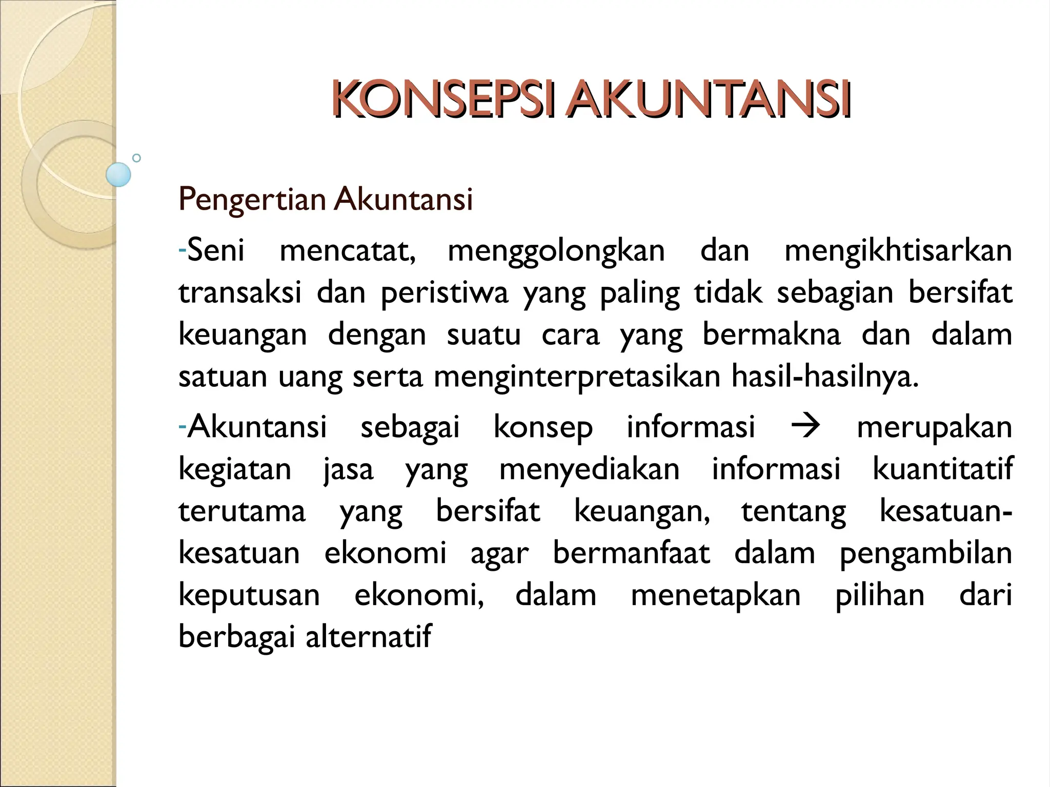 konsep-dasar-akuntansi dan siklus akuntansi | PPT