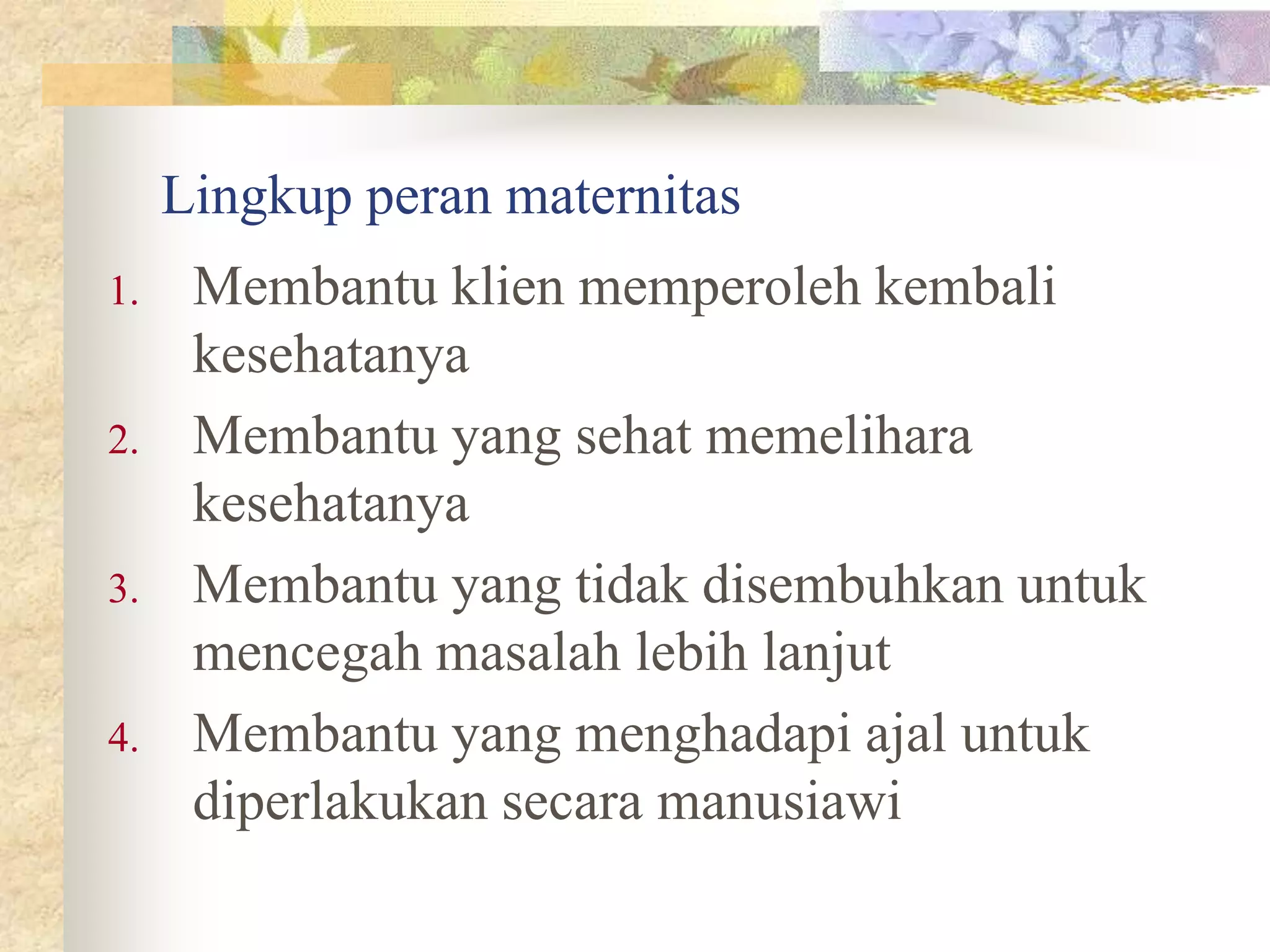 Konsep dasar-kep.-maternitas | PPTX