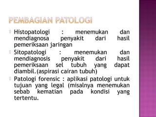 Konsep dasar-patologi-ok-deh | PPT