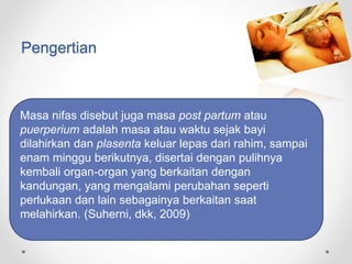 Konsep dasar post partum | PPTX