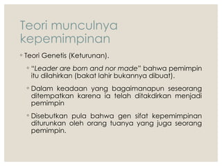 konsep-kepemimpinan dalam organisasi-std.ppt