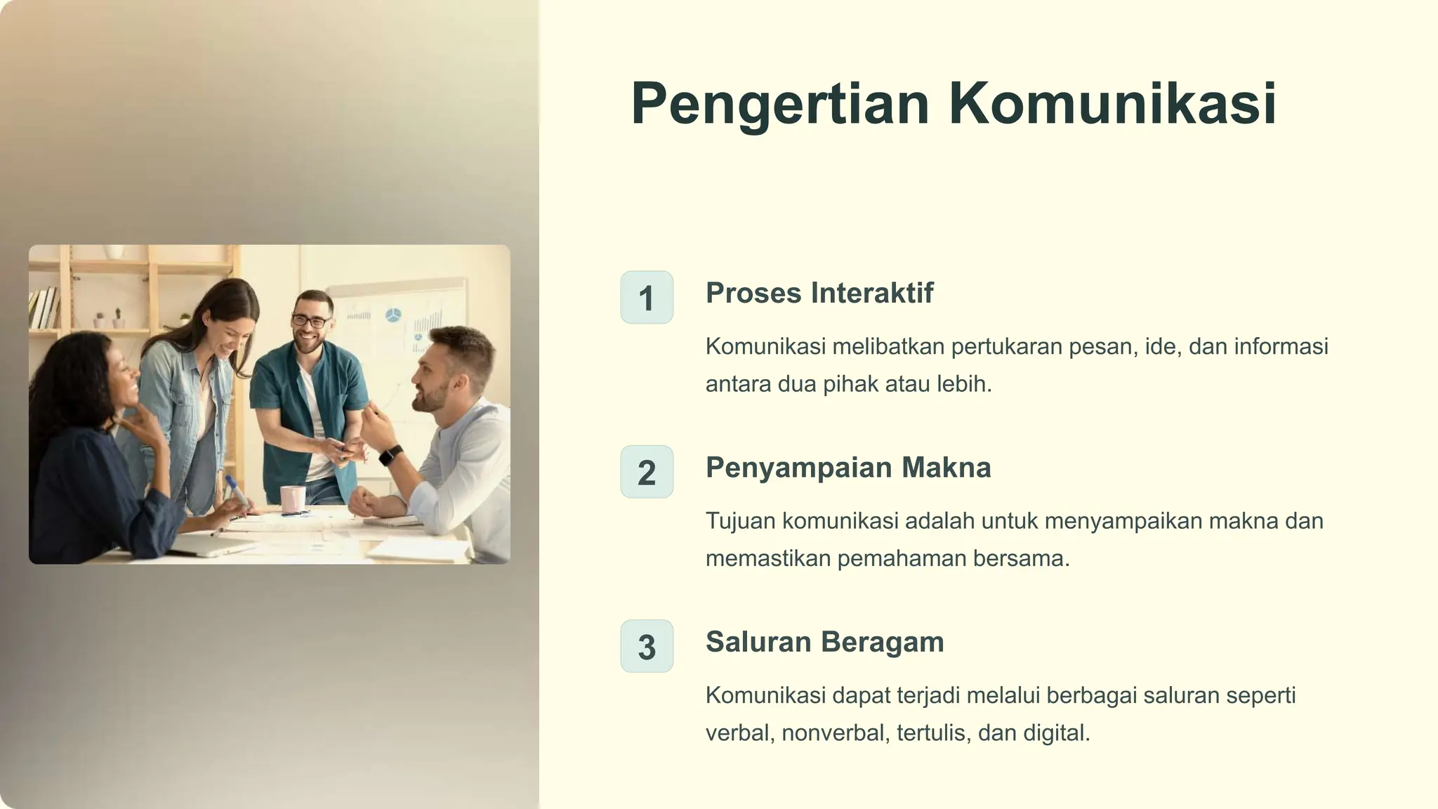 Konsep dan Pengertian dari Komunikasi Organisasi | PPT
