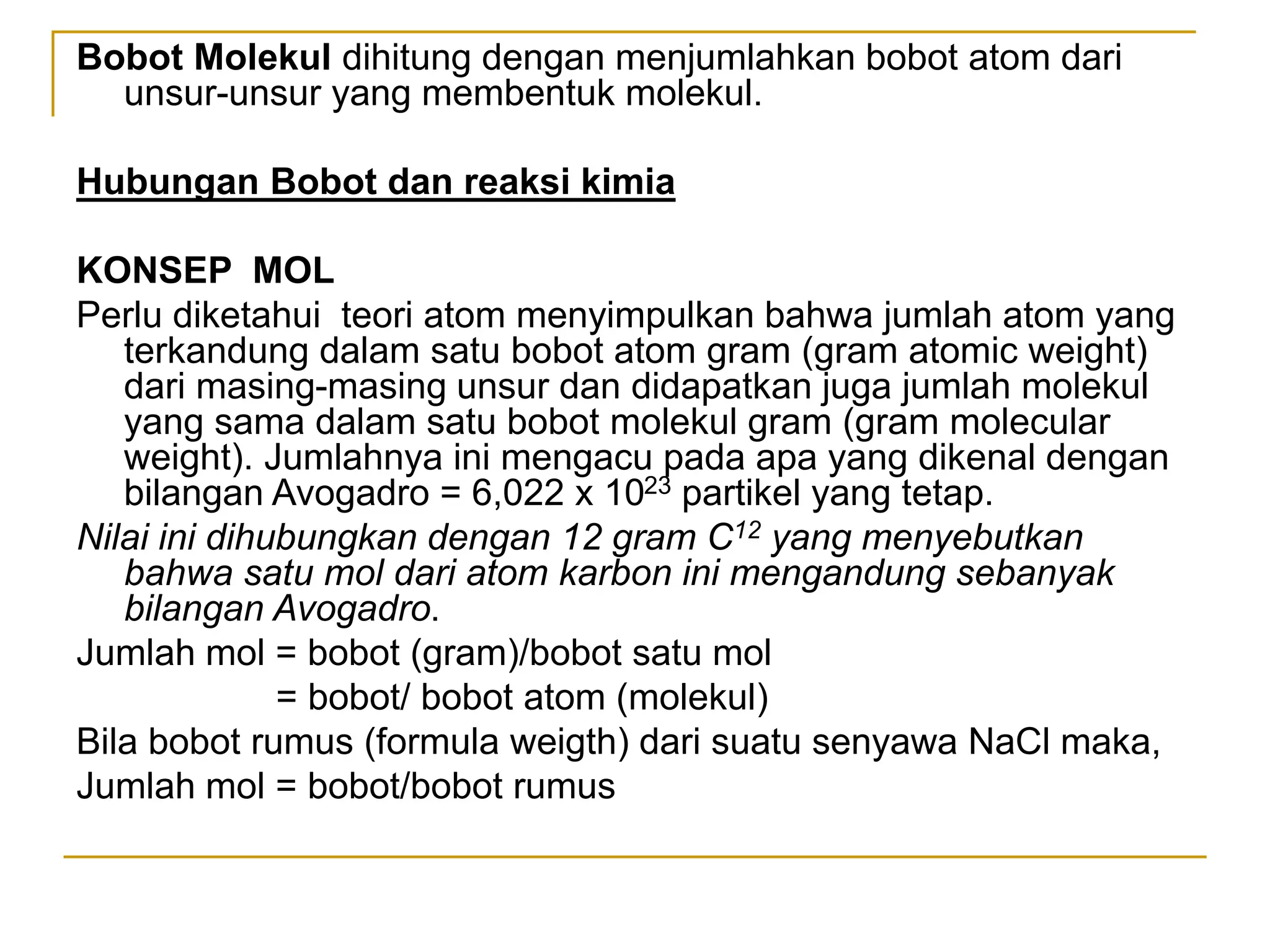 konsep-mol massa atom relatif avogadro.ppt