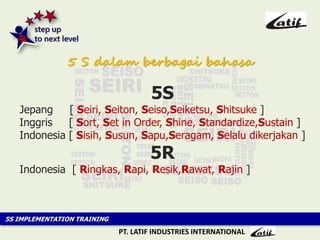 Konsep pelatihan 5s | PPTX