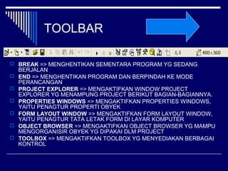 Konsep pemrograman dalam visual basic | PPT