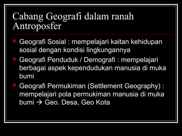 Konsep pendekatan-prinsip-dan-aspek-geografi1 | PPT