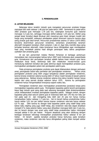 Konsep peningkatan-rendemen | PDF